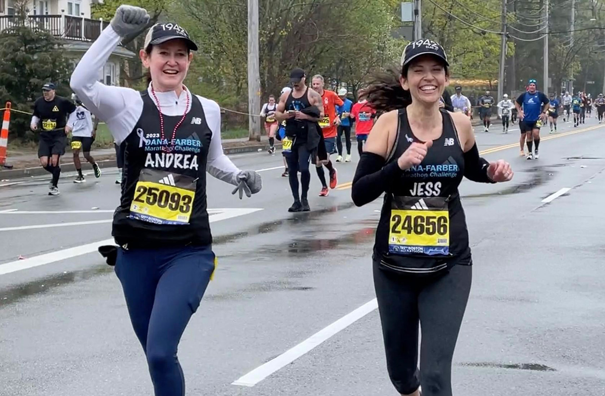 Andrea London and Jessica London-Rand ’04MSW Ran the Boston Marathon to ...