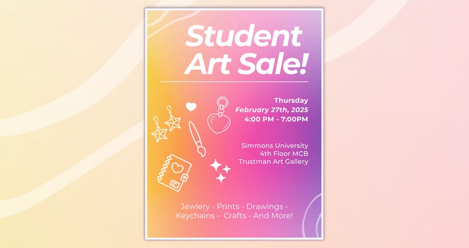 Student Art Sale | Simmons University
