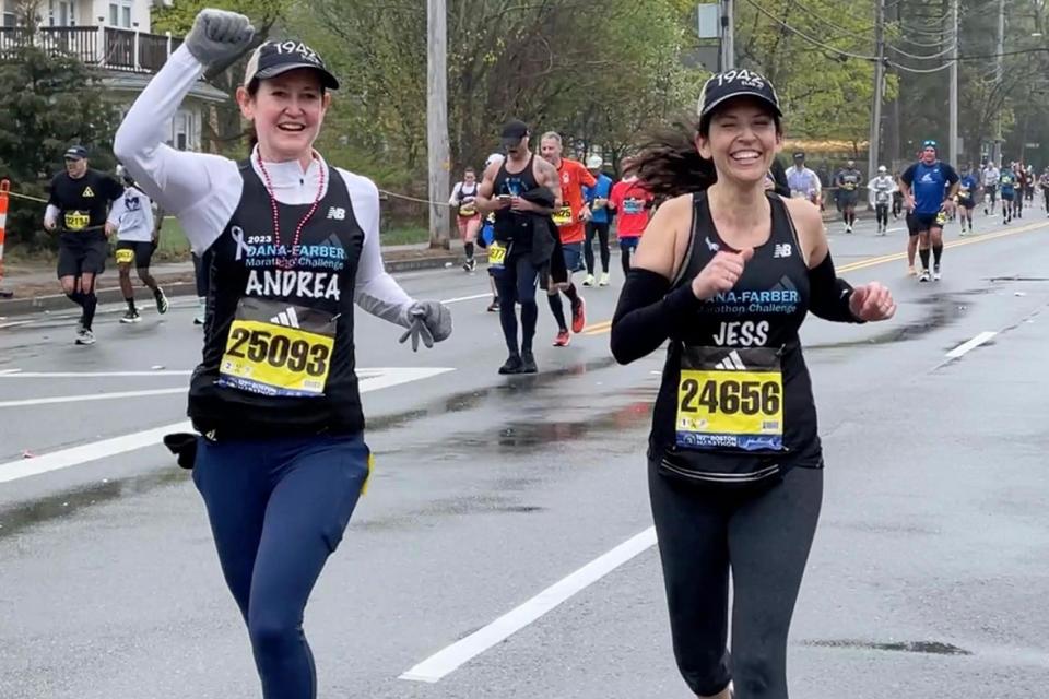 Andrea London and Jessica London-Rand ’04MSW Ran the Boston Marathon to ...